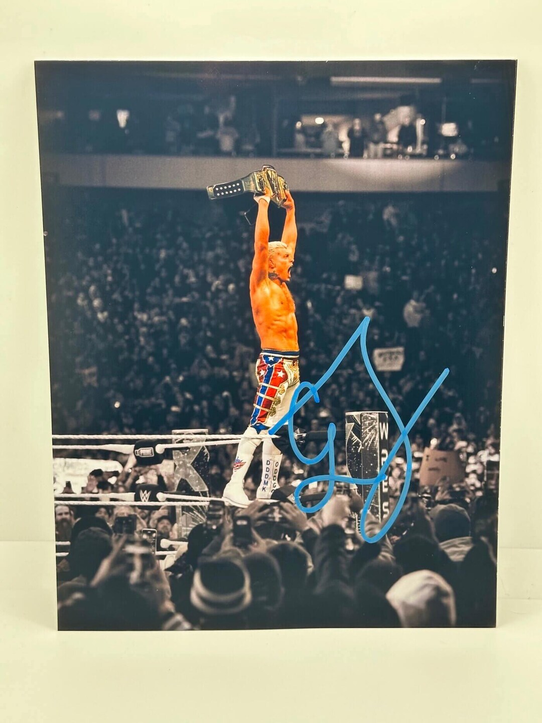 Cody Rhodes New Champion WWE Signed Autographed Photo Authentic 8X10 ...
