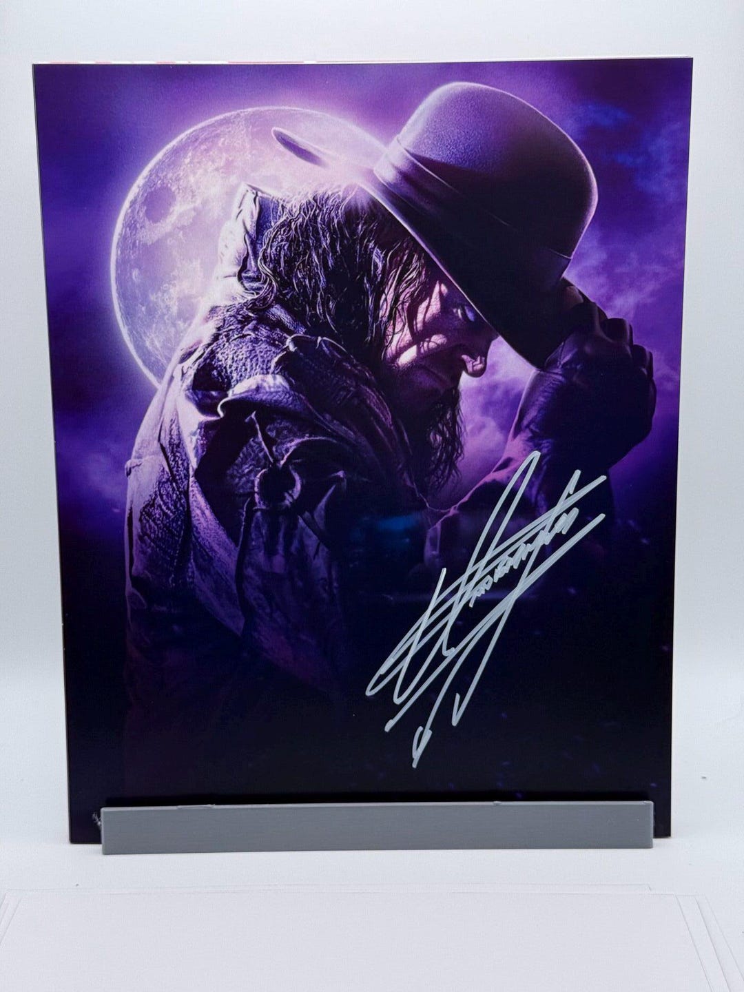 Undertaker Rare White Signed Autographed Photo Authentic 8X10 COA - Etsy
