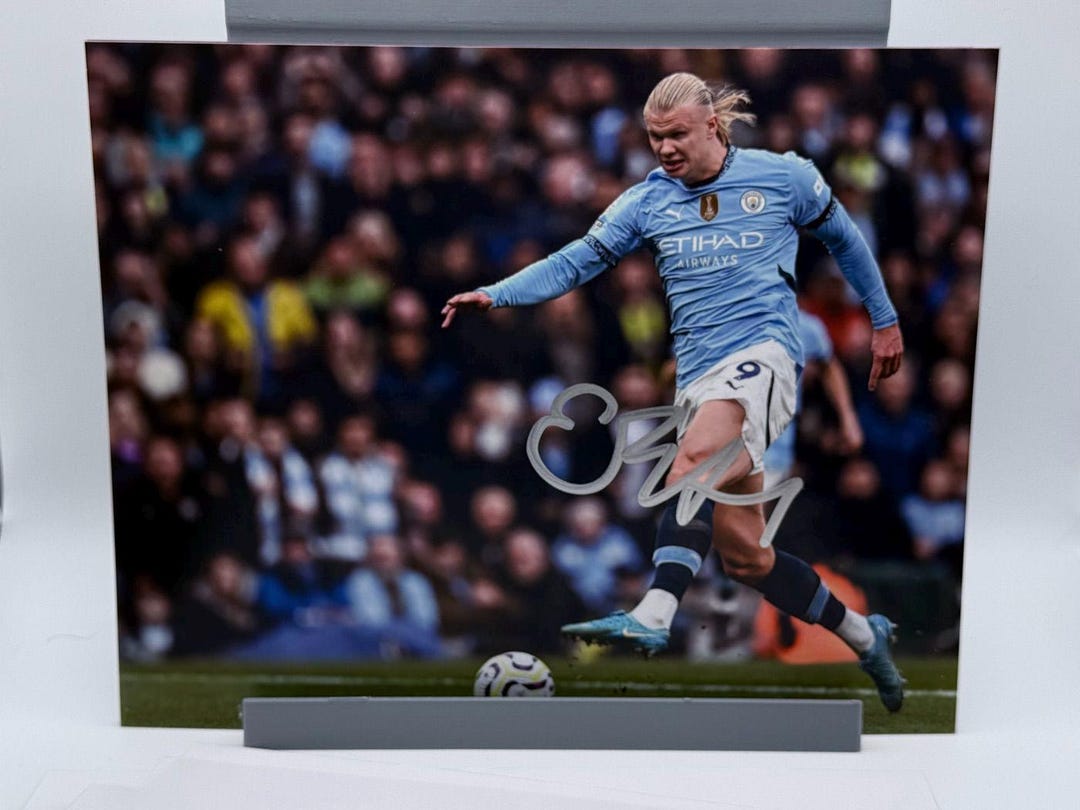 Erling Haaland Soccer Football Signed Autographed Photo Authentic 8X10 ...