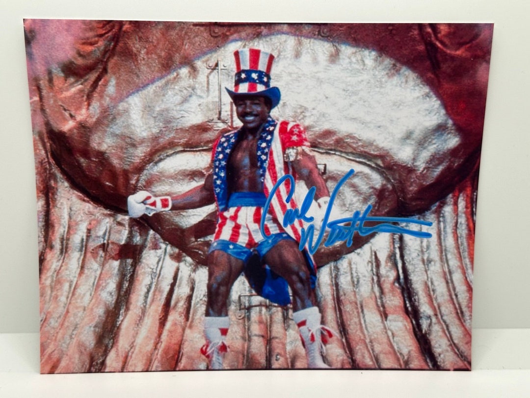 Carl Weathers Rocky Signed Autographed Photo Authentic 8x10 COA - Etsy