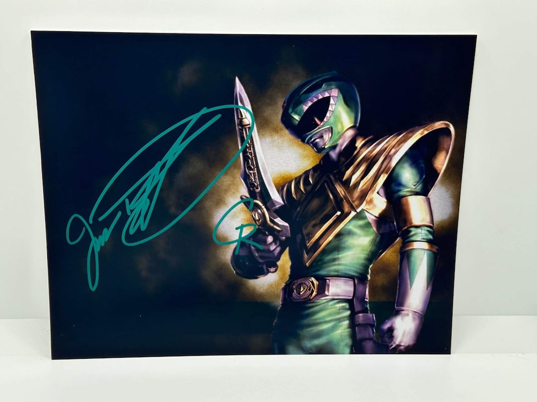 Jason David Frank Power Rangers Green Signed Autographed Photo ...