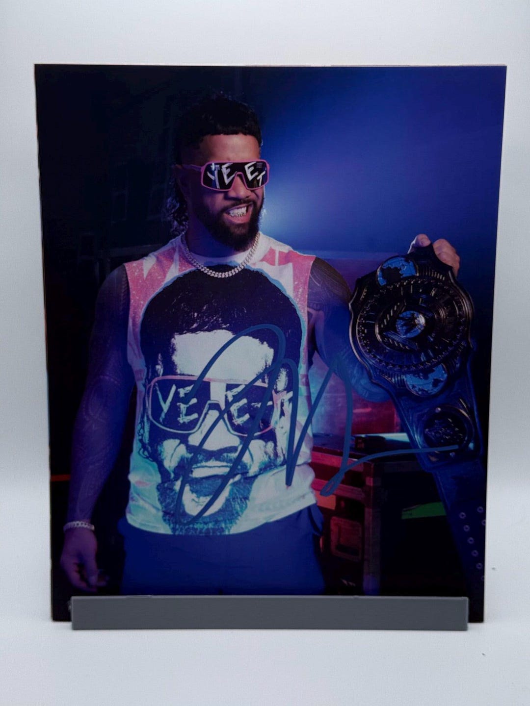 Jey Uso Rare Photo Signed Autographed Photo Authentic 8X10 COA - Etsy