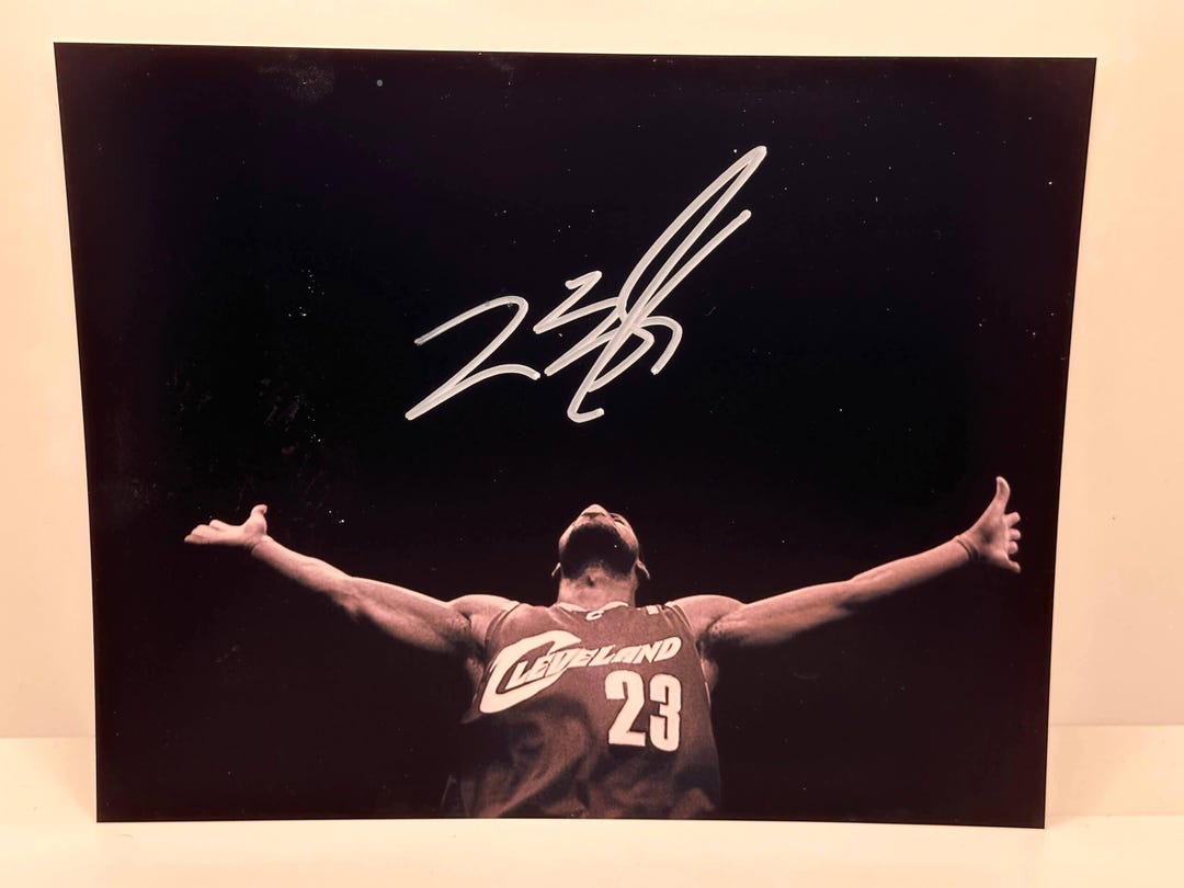Lebron James Signed Autographed Photo Authentic 8x10 - Etsy