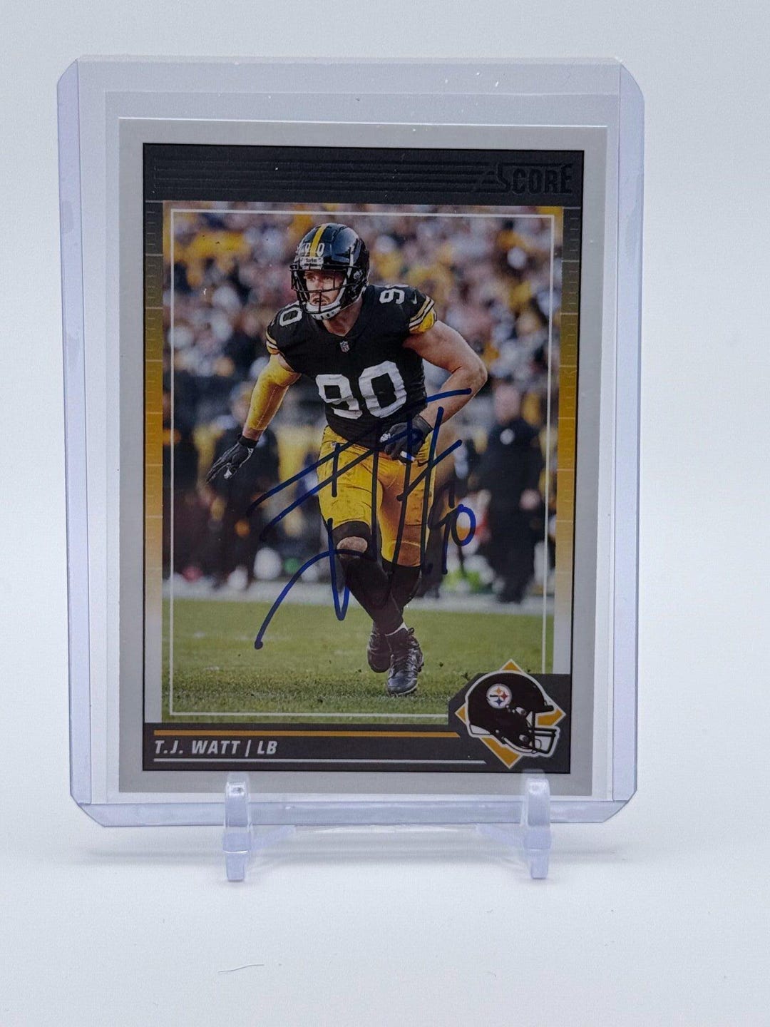 TJ Watt Signed Autographed Score Card - Etsy