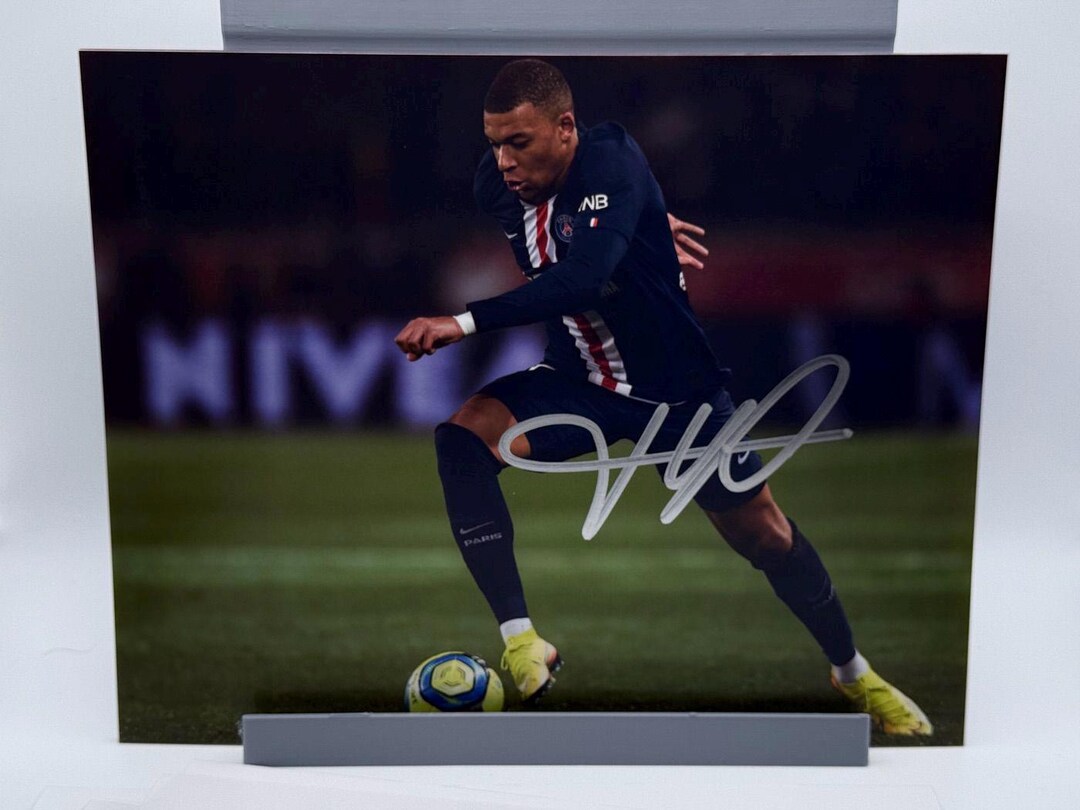Kylian Mbappe Soccer Football Signed Autographed Photo Authentic 8X10 ...