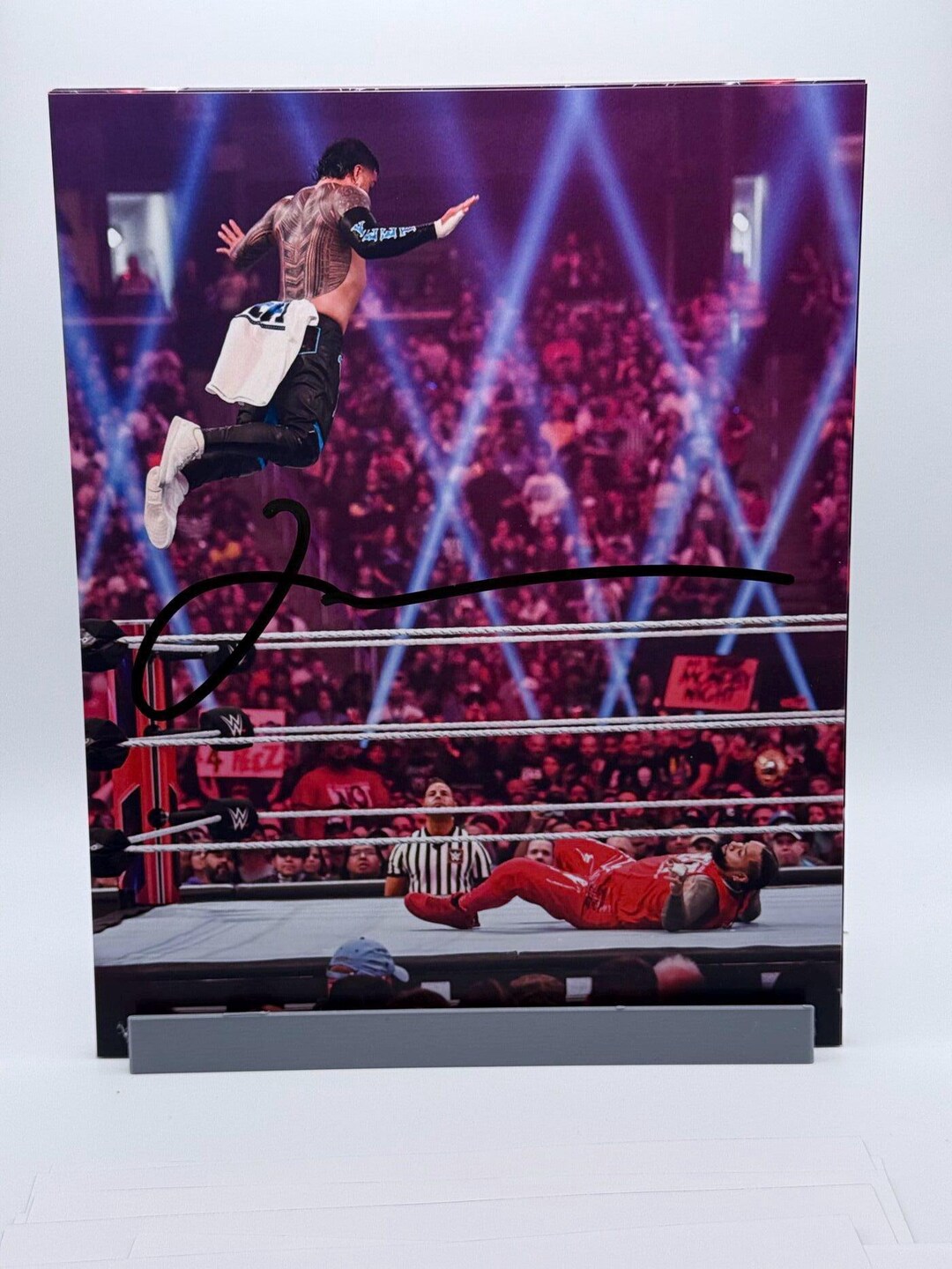 Jey Uso Wrestlemania Signed Autographed Photo Authentic 8X10 COA - Etsy
