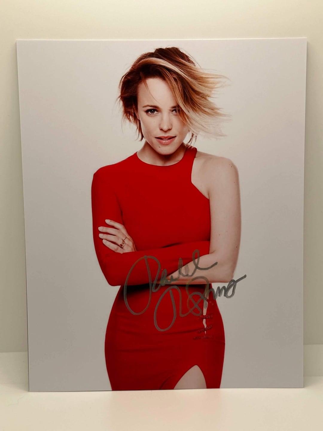 Rachel Mcadams Red Dress Signed Autographed Authentic Photograph 8x10 ...