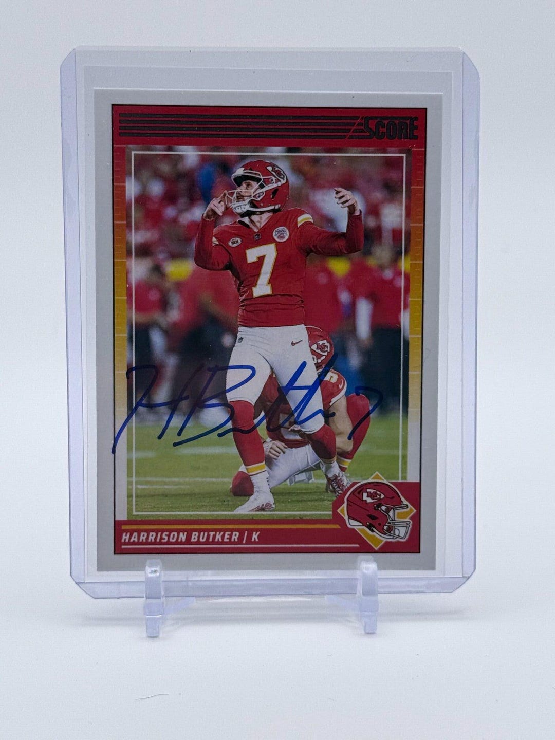 Harrison Butker Signed Autographed Score Card - Etsy