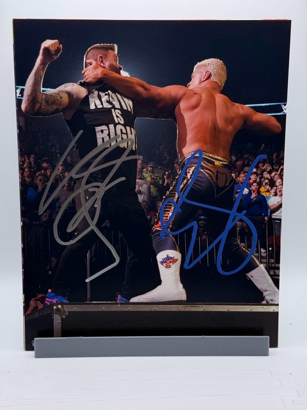 Kevin Owens Cody Rhodes Rare Dual Signed Autographed Photo Authentic ...