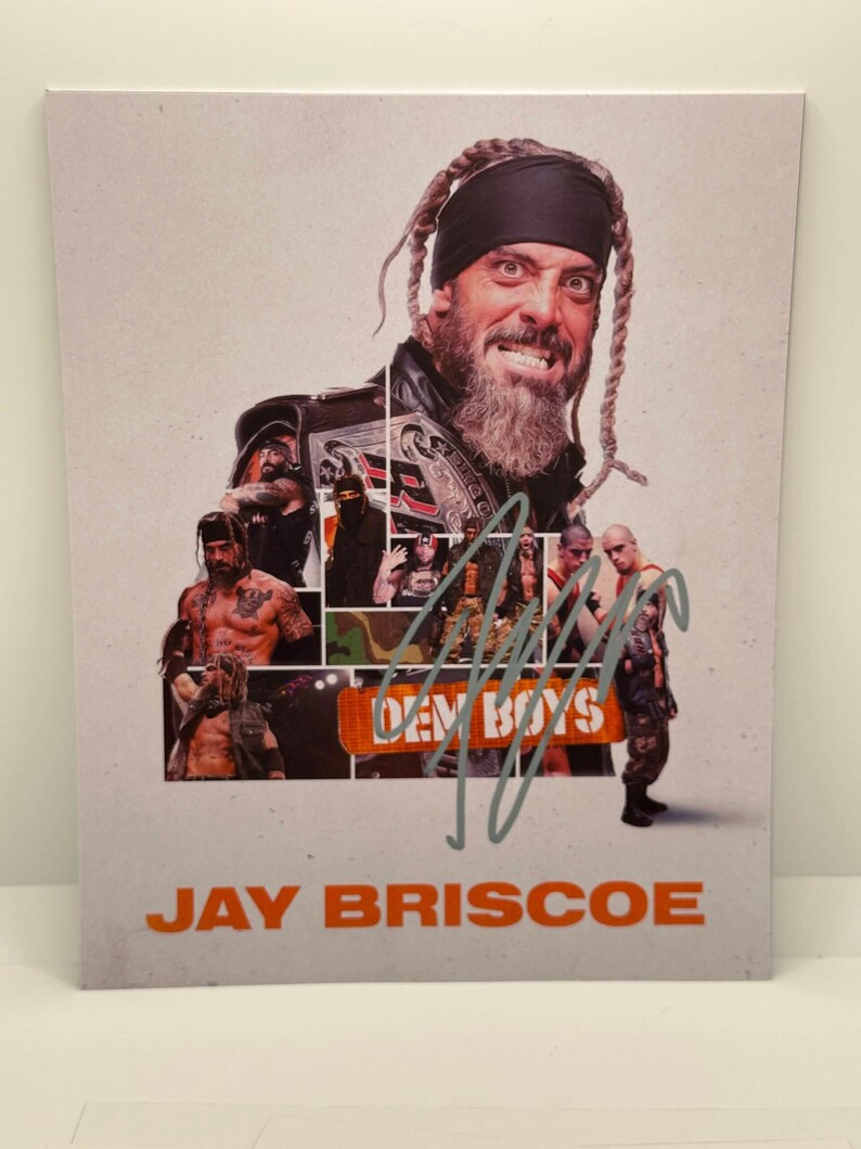 Jay Briscoe AEW Signed Autographed Photo Authentic 8X10 COA - Etsy