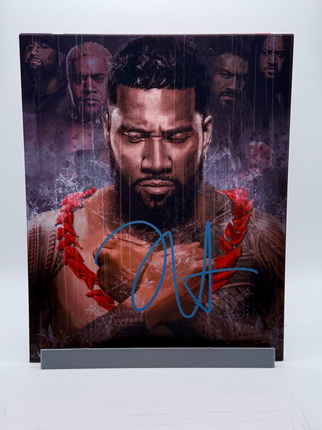 Jey Uso Family Pride Signed Autographed Photo Authentic 8X10 COA - Etsy