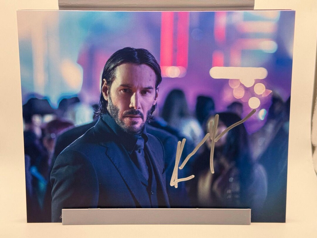 Keanu Reeves Rare John Wick Signed Autographed Photo Authentic 8X10 COA ...