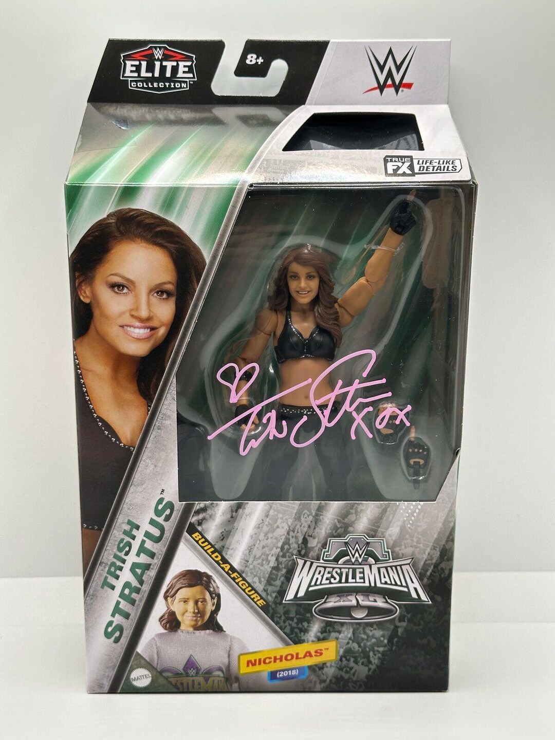 Trish Stratus Elite Collection Mattel Action Figure Signed Autographed ...