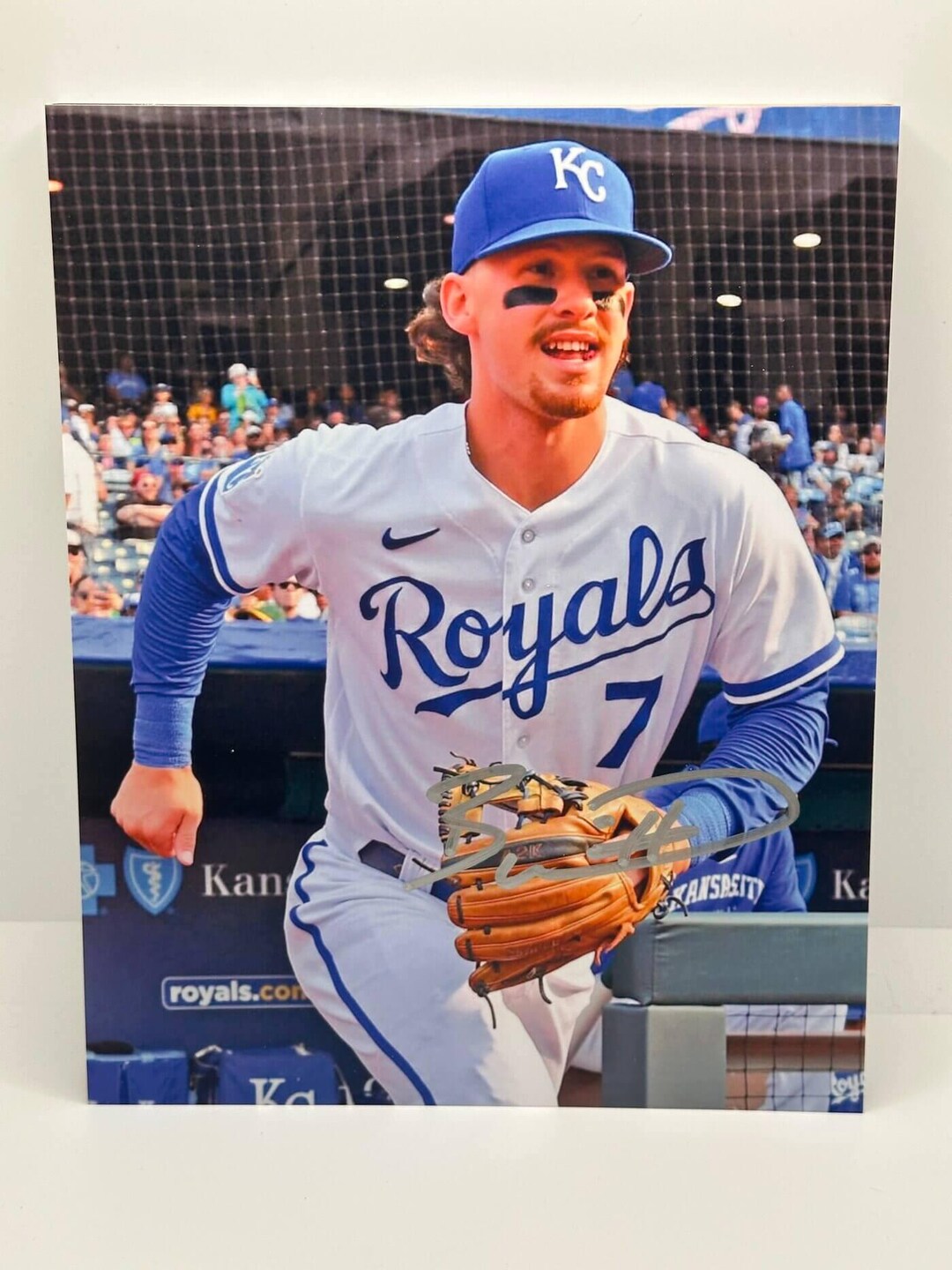 Bobby Witt Jr Kansas City Royals Blue Signed Autographed Photo ...