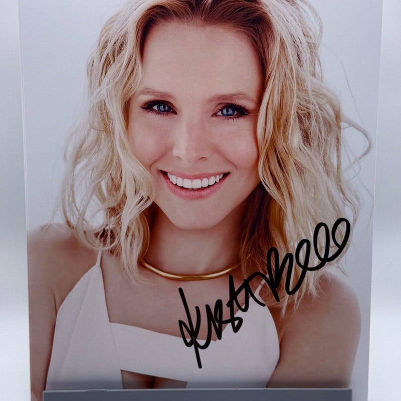 Kristen Bell Autograph - Etsy