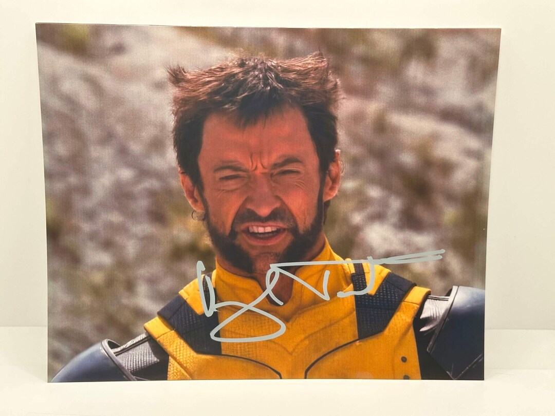 Hugh Jackman Wolverine Deadpool Signed Autographed Photo Authentic 8X10 ...