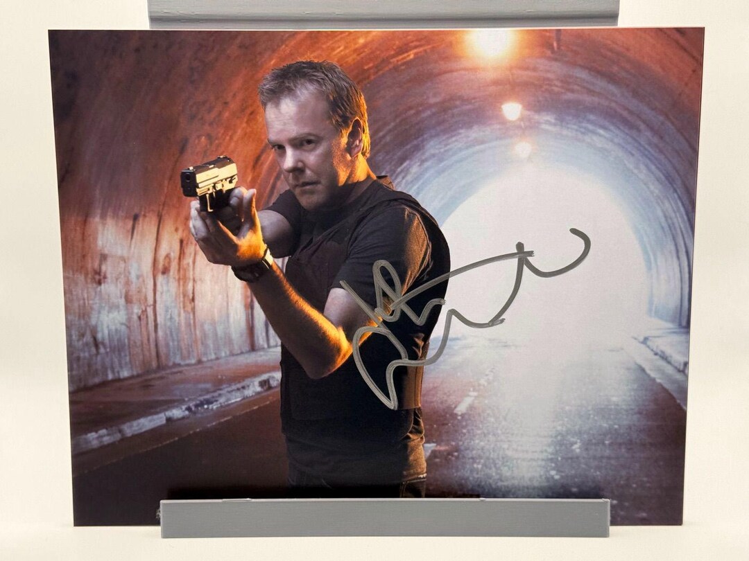 Kiefer Sutherland Rare 24 Signed Autographed Photo Authentic 8X10 COA ...