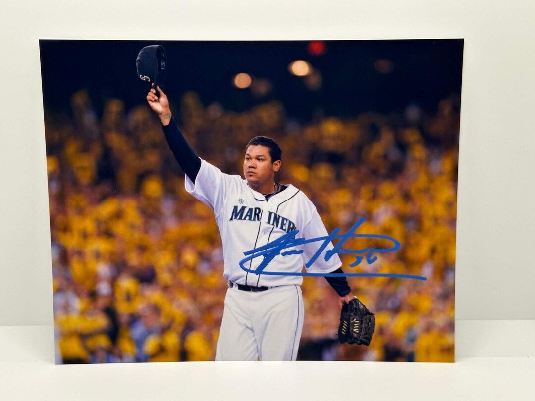 Felix Hernandez Mariners Signed Autographed Photo Authentic 8X10 COA - Etsy