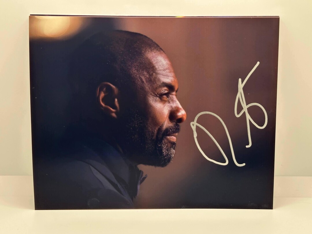 Idris Elba Signed Autographed Photo Authentic 8X10 COA - Etsy