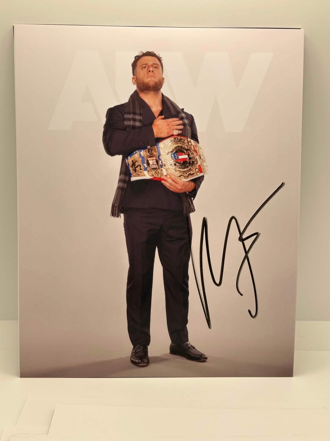 MJF Maxwell Jacob Freeman AEW Signed Autographed Photo Authentic 8X10 ...