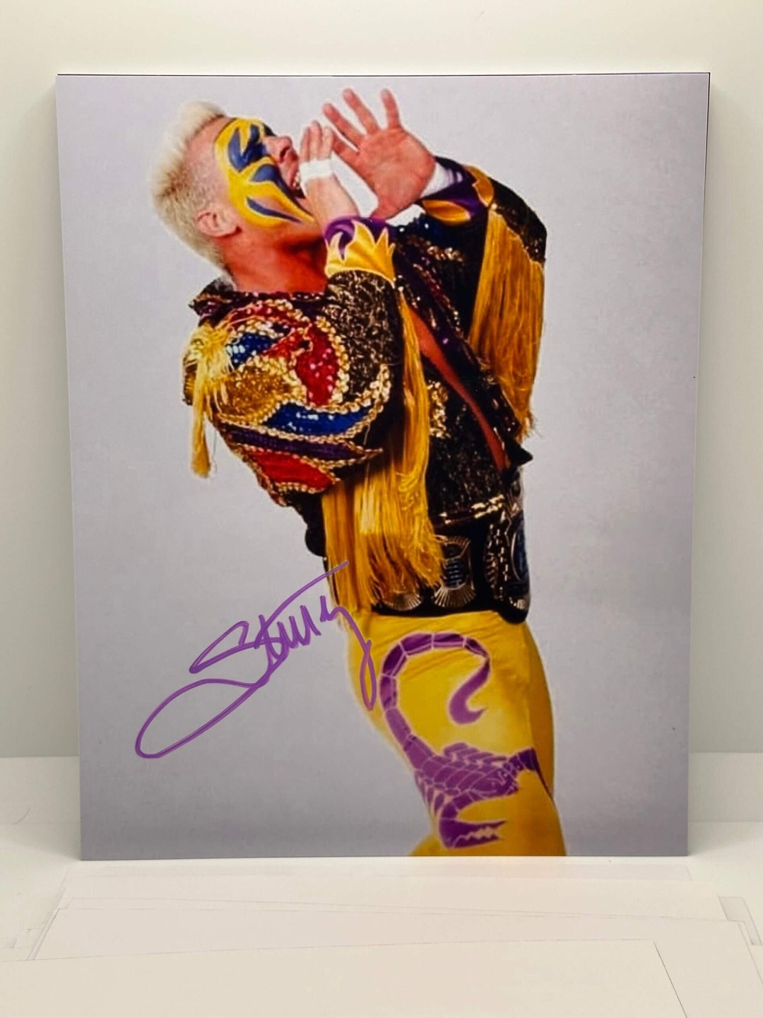 Sting Surfer Purple Signed Autographed Photo Authentic 8X10 COA - Etsy
