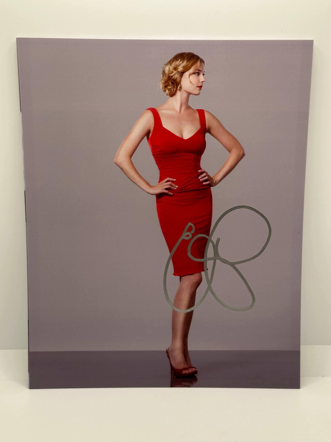Emily Vancamp Red Dress Signed Autographed Photo Authentic 8X10 COA - Etsy