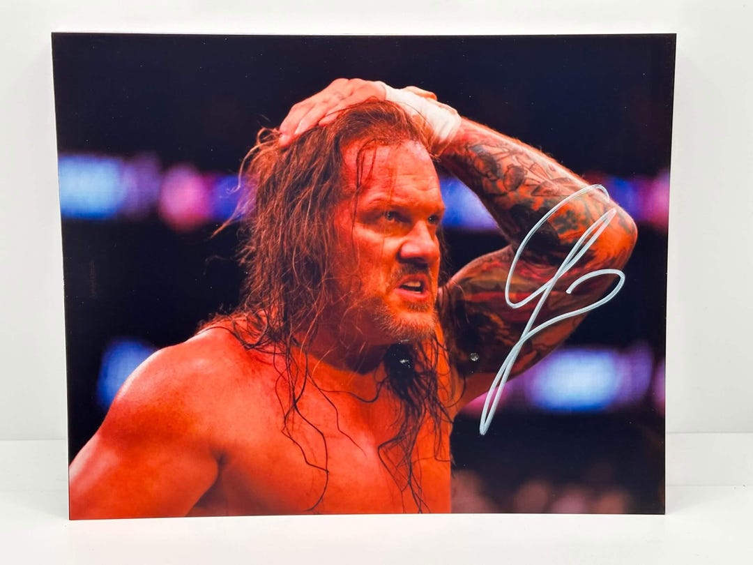 Chris Jericho AEW Signed Autographed Photo Authentic 8X10 COA - Etsy