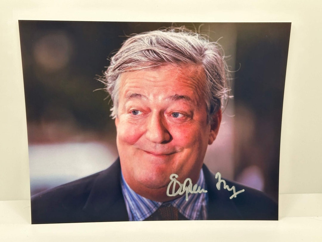 Stephen Fry Signed Autographed Photo Authentic 8X10 COA - Etsy