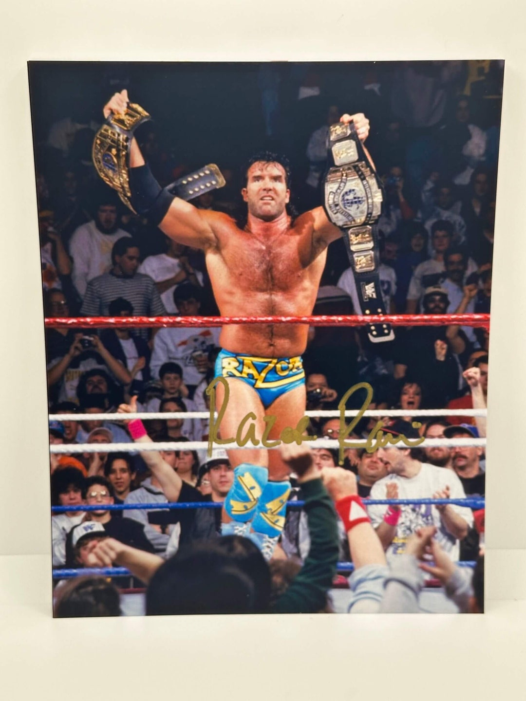 Razor Ramon IC Title Signed Autographed Photo Authentic 8X10 COA - Etsy