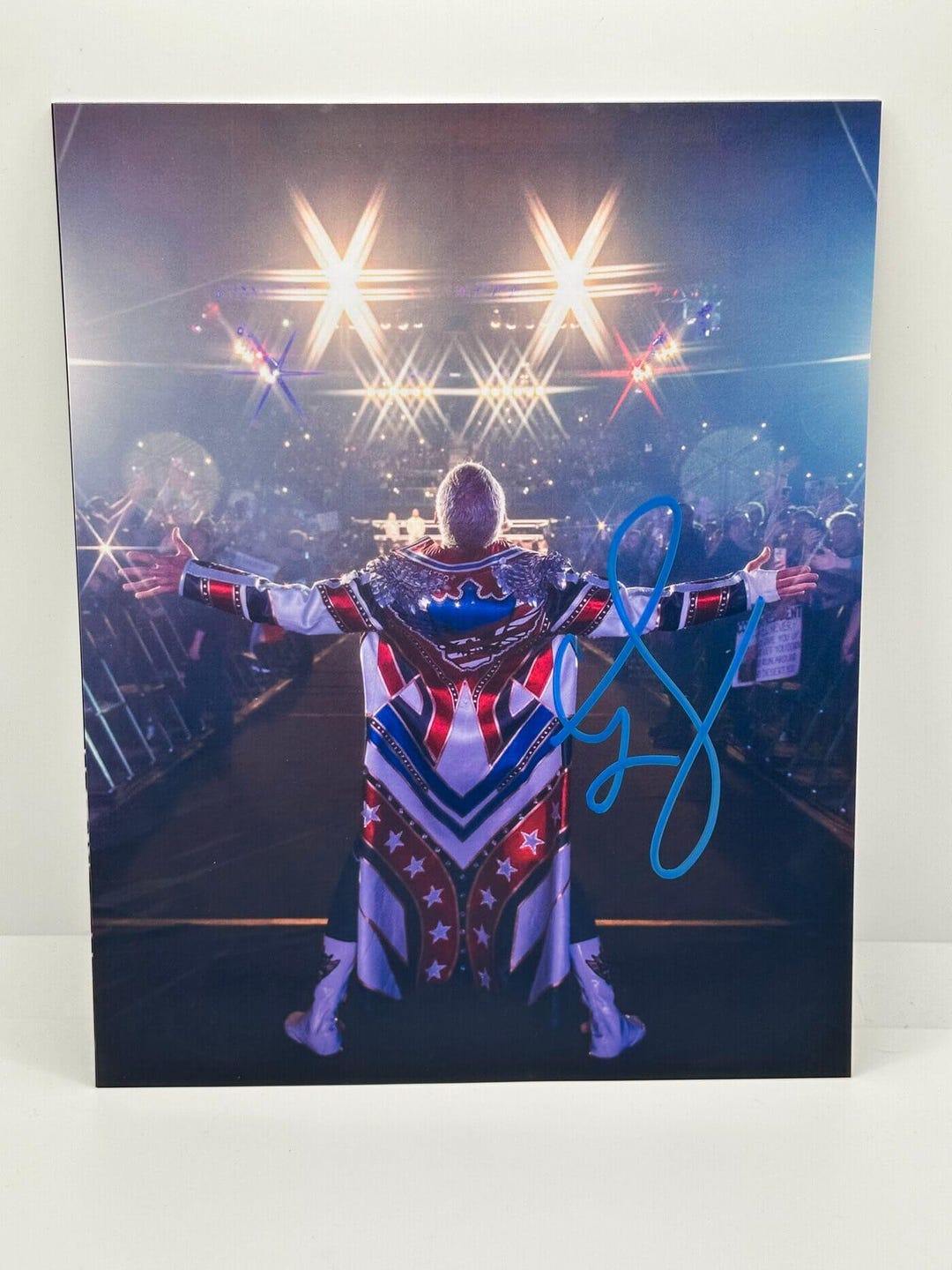 Cody Rhodes Entrance WWE Champion Signed Autographed Photo Authentic ...