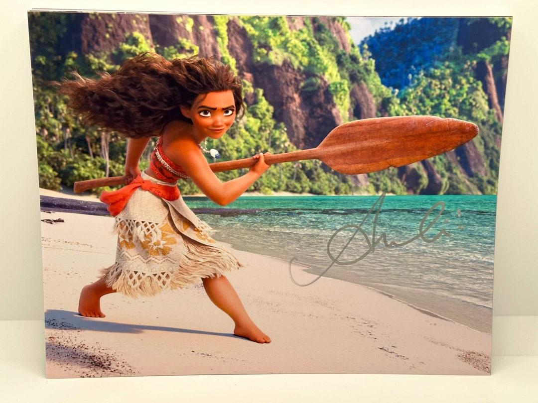 Aulii Cravalho Moana Signed Autographed Photo Authentic 8X10 COA - Etsy