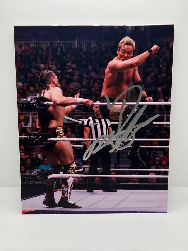 Okada Elbow AEW Signed Autographed Photo Authentic 8X10 COA - Etsy