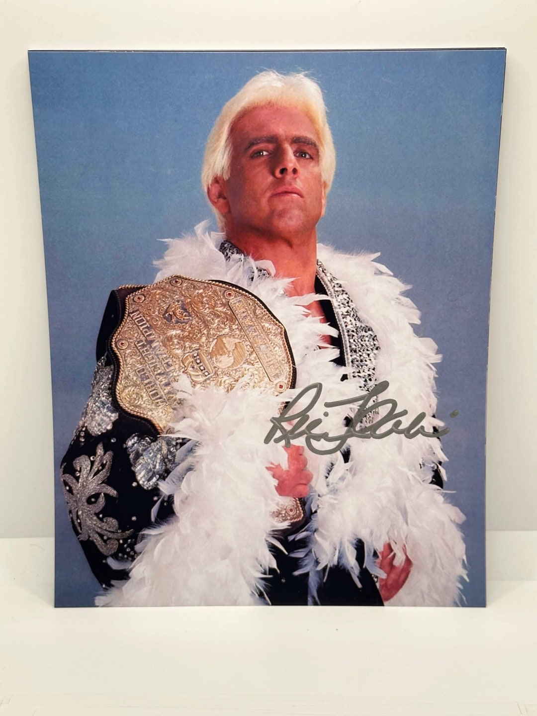 Ric Flair WCW Champion Signed Autographed Photo Authentic 8X10 COA - Etsy