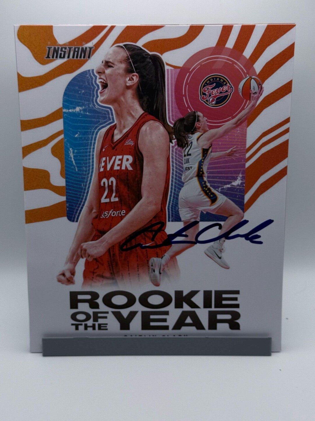 Caitlin Clark Rookie of the Year Signed Autographed Photo Authentic ...