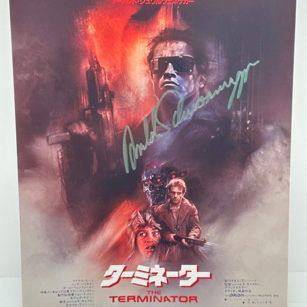 Arnold Schwarzenegger Signed Poster - Etsy