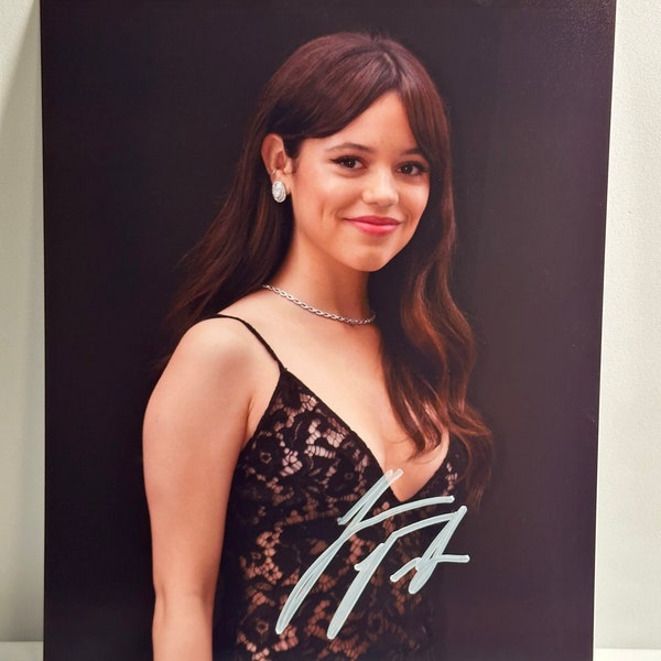 Jenna Ortega Autographed - Etsy