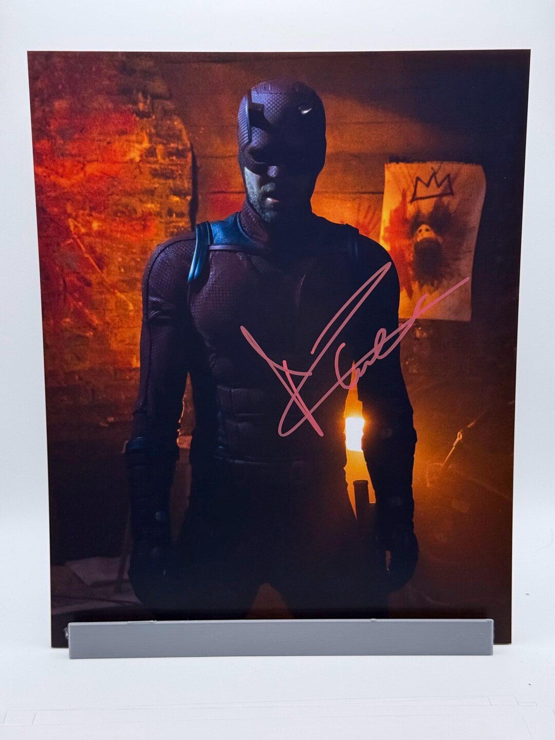 Charlie Cox Daredevil Red Ink Signed Autographed Photo Authentic 8X10 ...