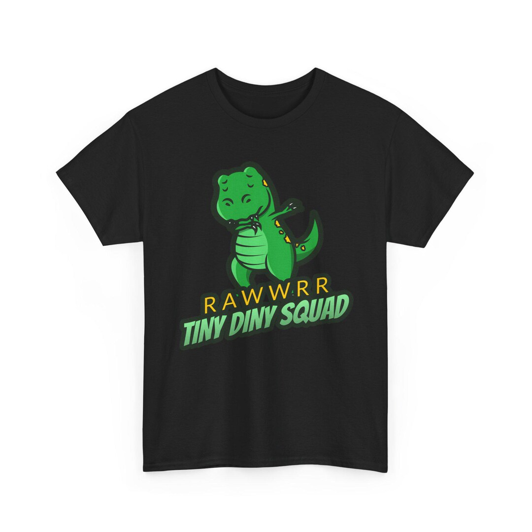 Tiny Diny Shirt, Dinosaur Tee, Unisex Graphic Tee, Cotton T-shirt ...