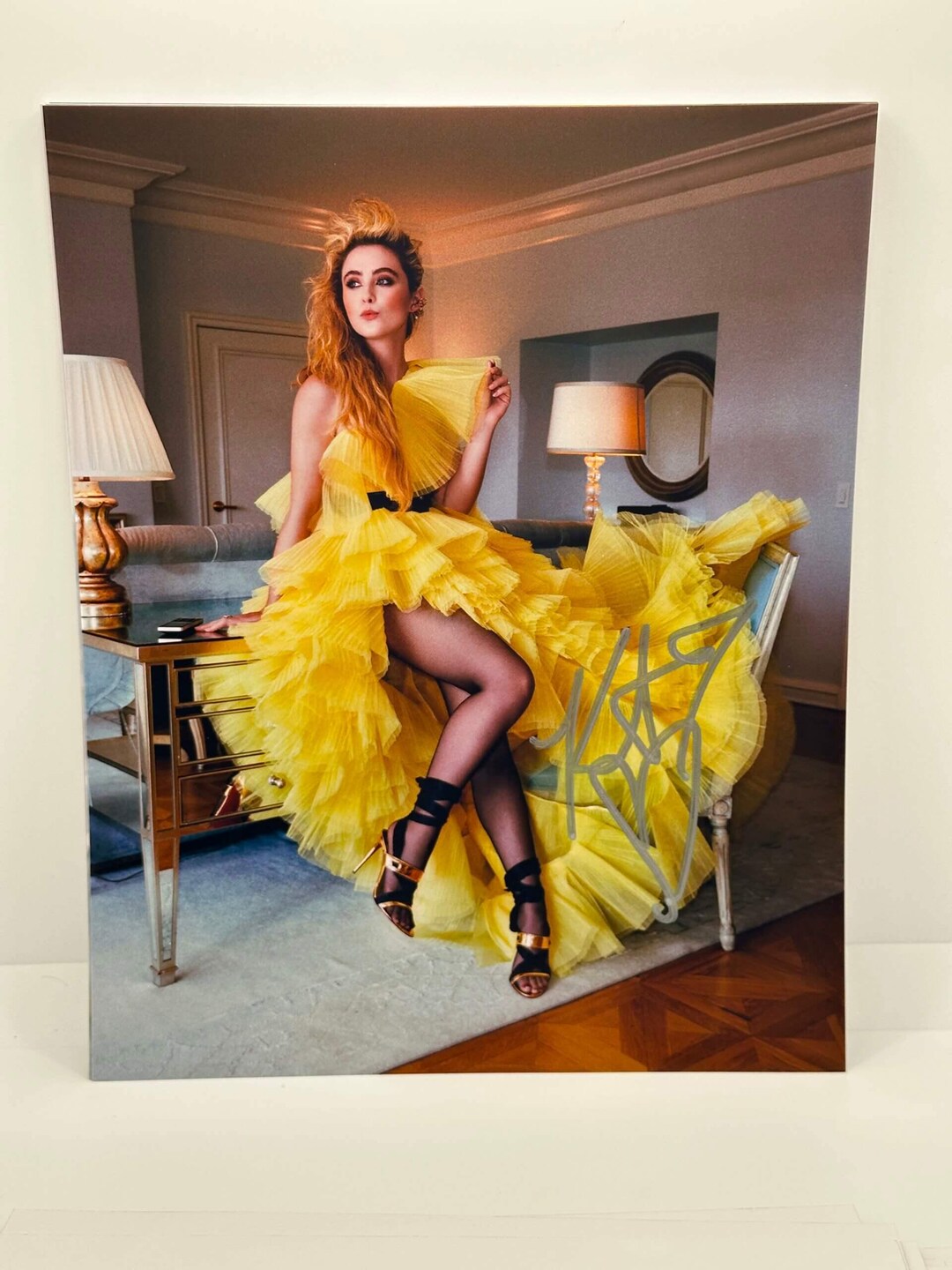 Kathryn Newton Yellow Dress Pantyhose Signed Autographed Photo ...