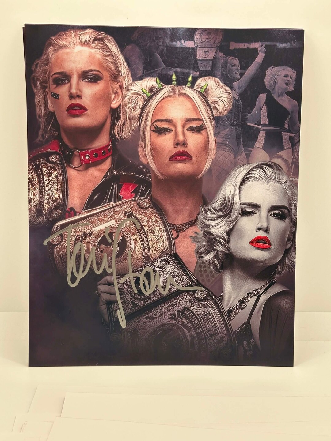Toni Storm Evolution AEW Signed Autographed Photo Authentic 8X10 COA - Etsy