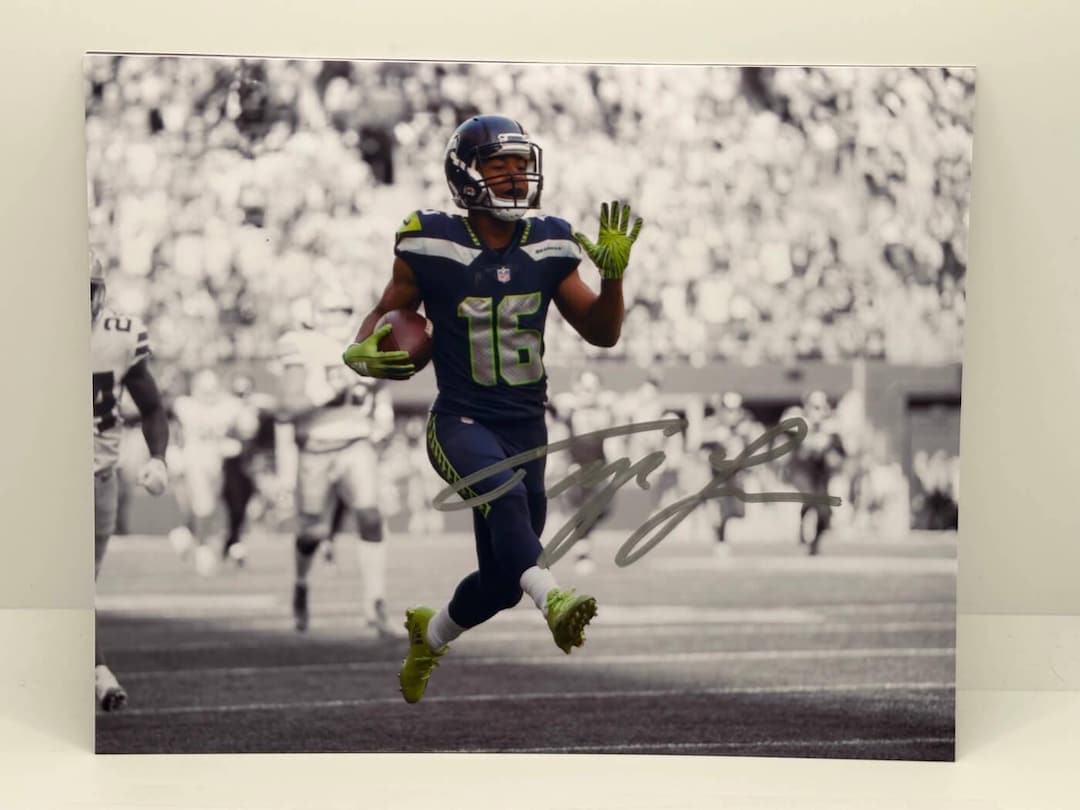 Tyler Lockett Seattle Seahawks Signed Autographed Photo Authentic 8X10 ...