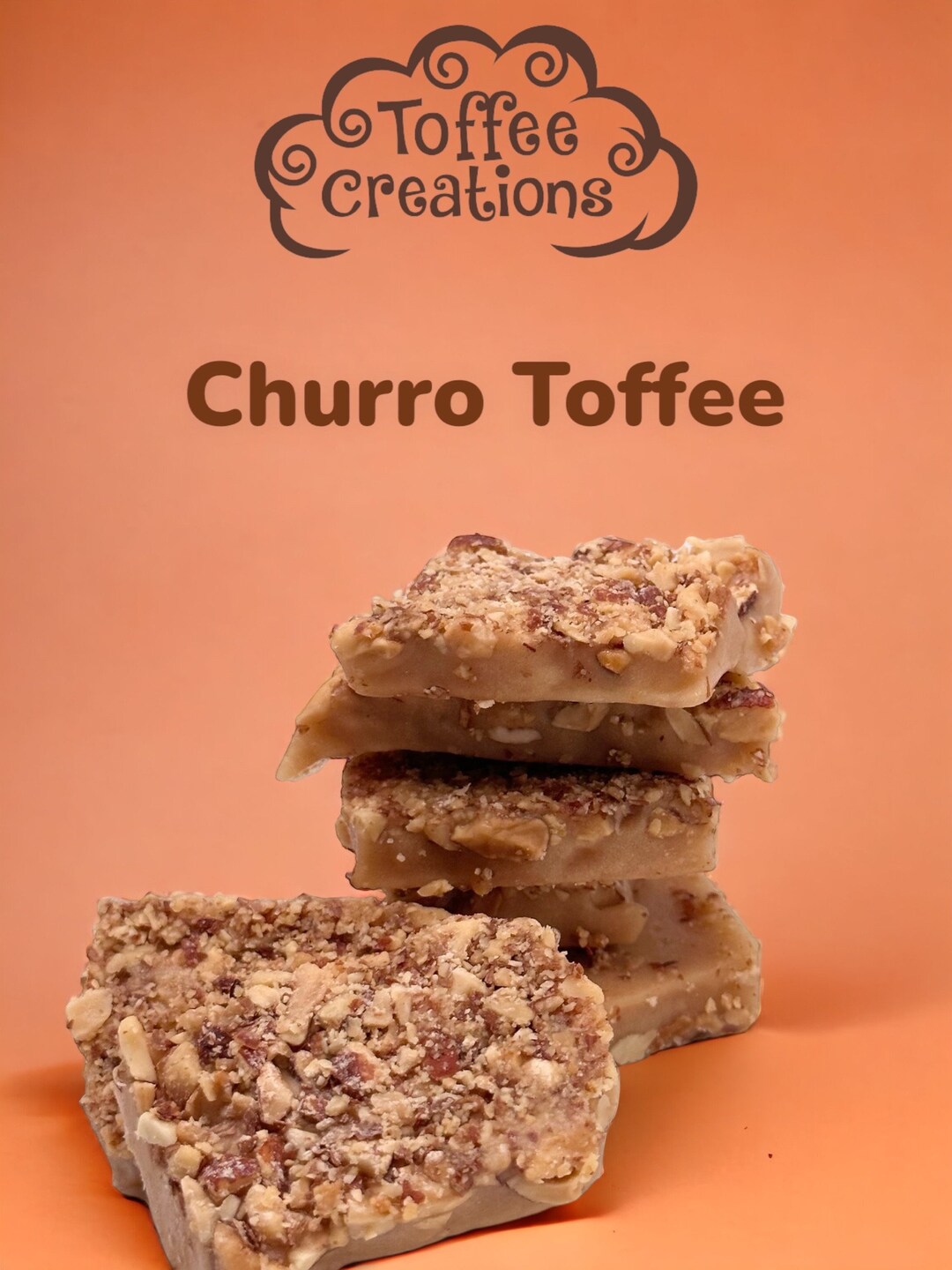 Churro Toffee - Churro Snacks- Nut-free Toffee - Homemade Toffee ...