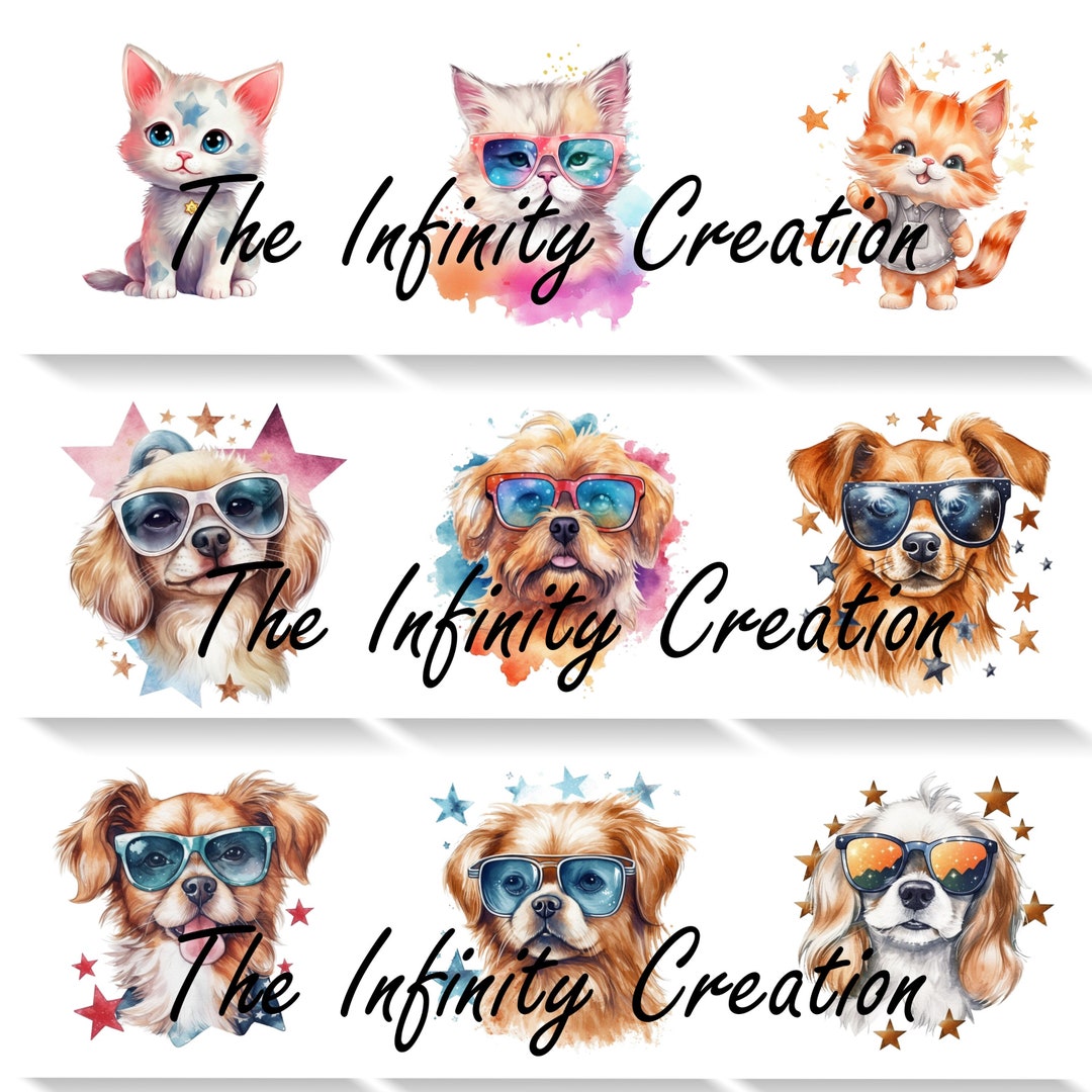 Cool Pet Designs, Puppy Clipart, Rockstar Pet Design, Dog With ...