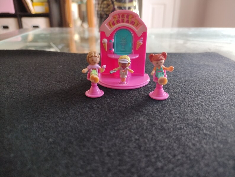 1995 Polly Pocket Ice Cream Stand Complete Set - Etsy