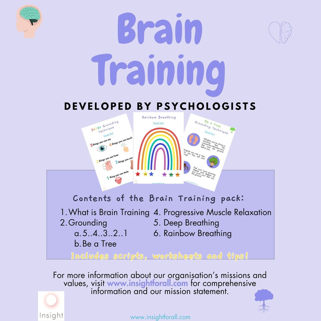 Teaching Children How to Calm Their Brain - Bumper Bundle - Etsy