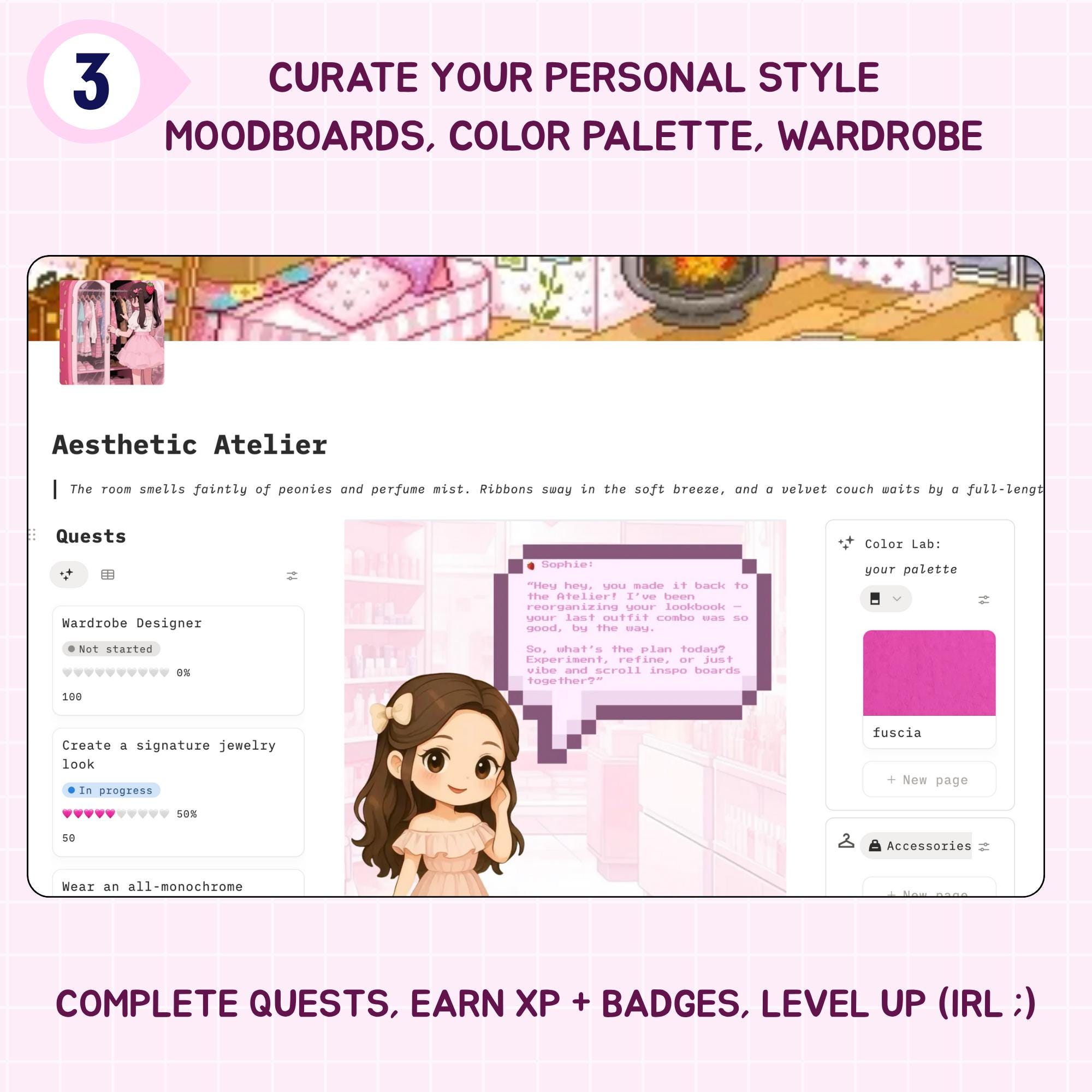 Gamified RPG Life Planner: Notion Template for Levelling Up, Habit ...