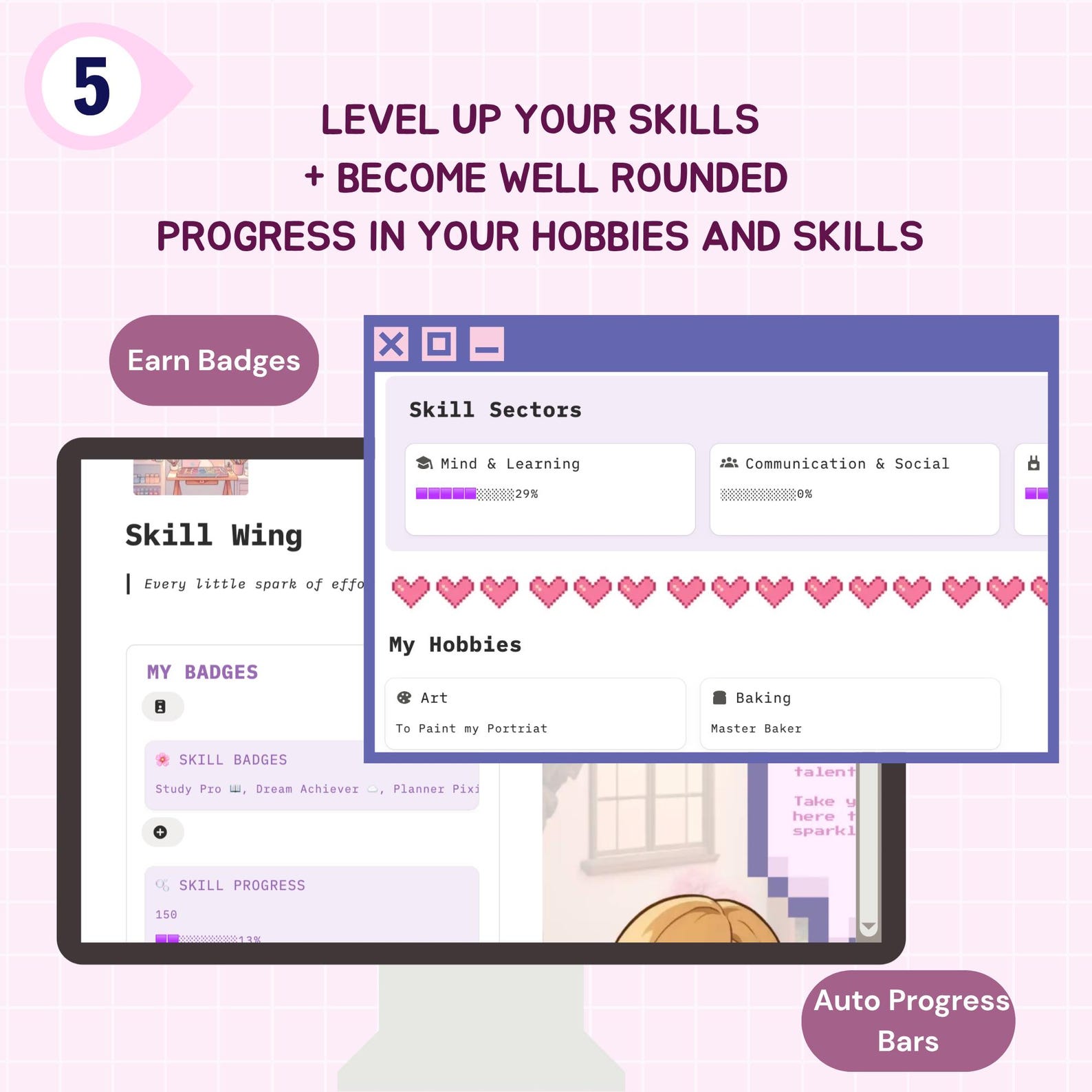 Gamified Glow up Template: Notion Planner for Level Up, Goals, & Self ...