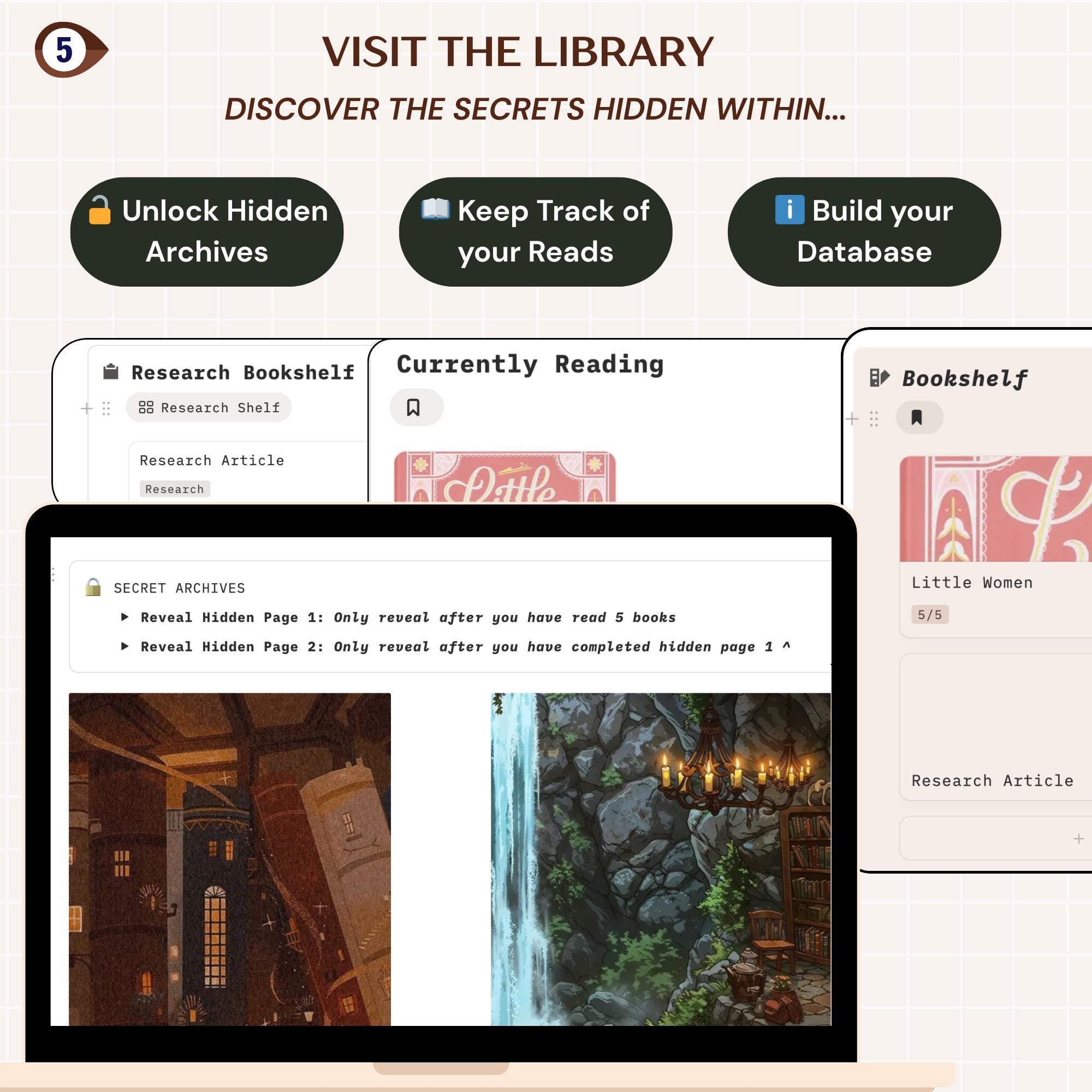 Gamified Learning Template: Cozy Academy Notion Study Planner | Dark ...