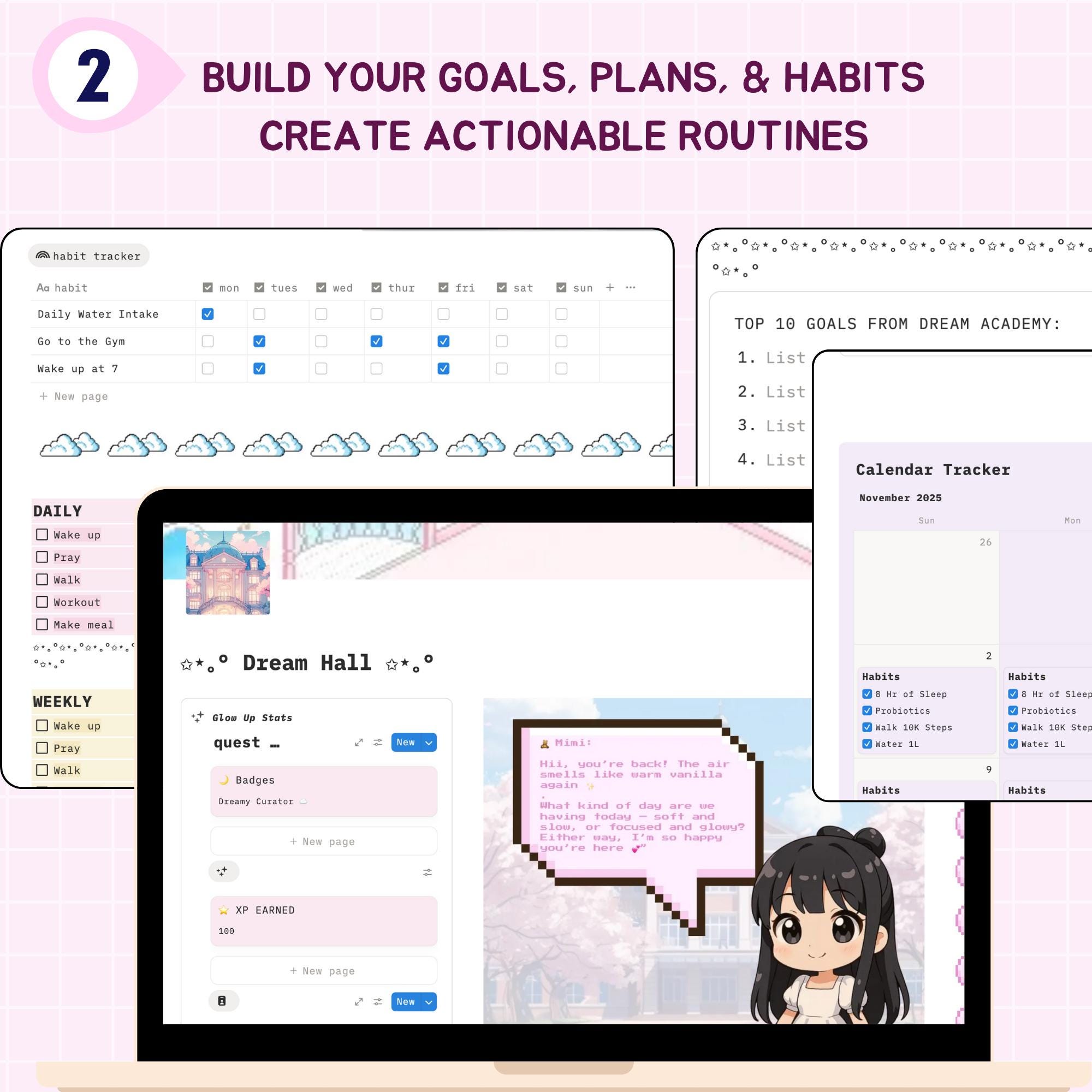 Gamified RPG Life Planner: Notion Template for Levelling Up, Habit ...
