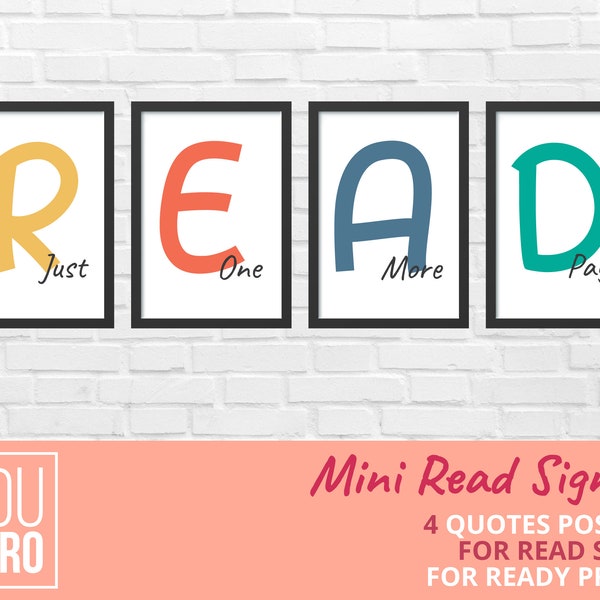 Lets Read Sign - Etsy